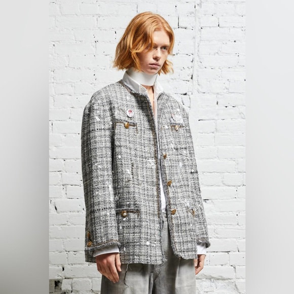 R13 | Jackets & Coats | R3 Slouch Tweed Jacket Size Medium | Poshmark